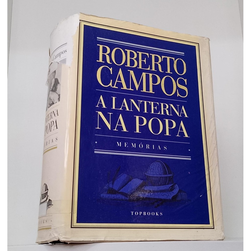 Livro A Lanterna na Popa Roberto Campos Memorias | Shopee Brasil