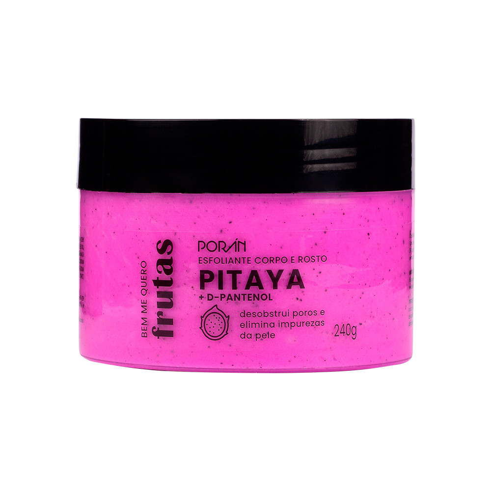 Esfoliante Pitaya Corpo e Rosto 240g Poran | Shopee Brasil