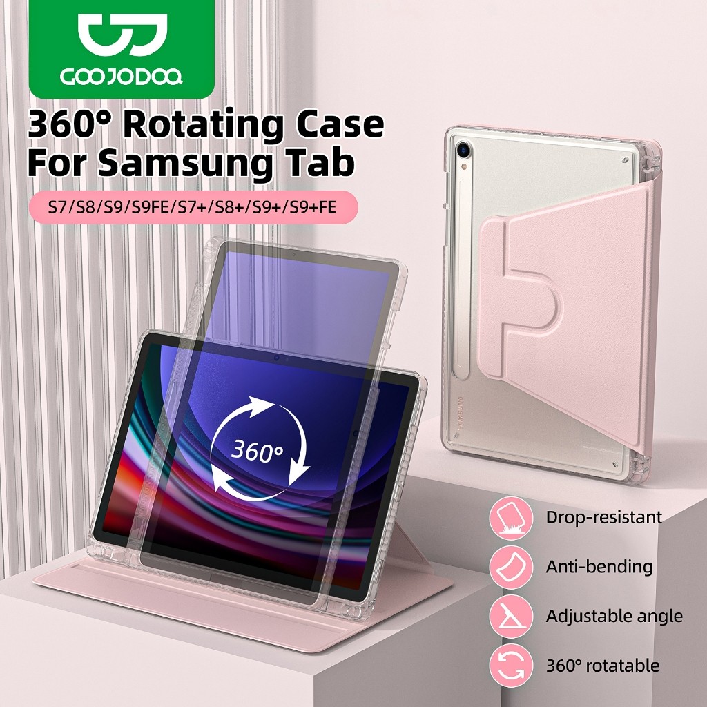 GOOJODOQ Samsung Tablet Protective Case Compatible for S7/S8/S9/S9FE ...