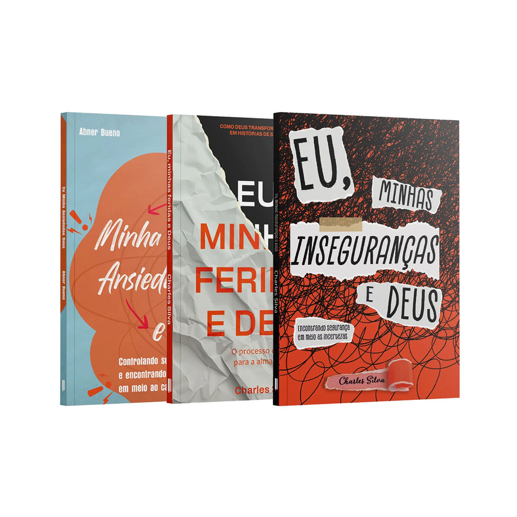 Kit 3 Livros - Eu, minhas escolhas e Deus | Eu, Minha ansiedade + Eu, minhas feridas + Eu ...