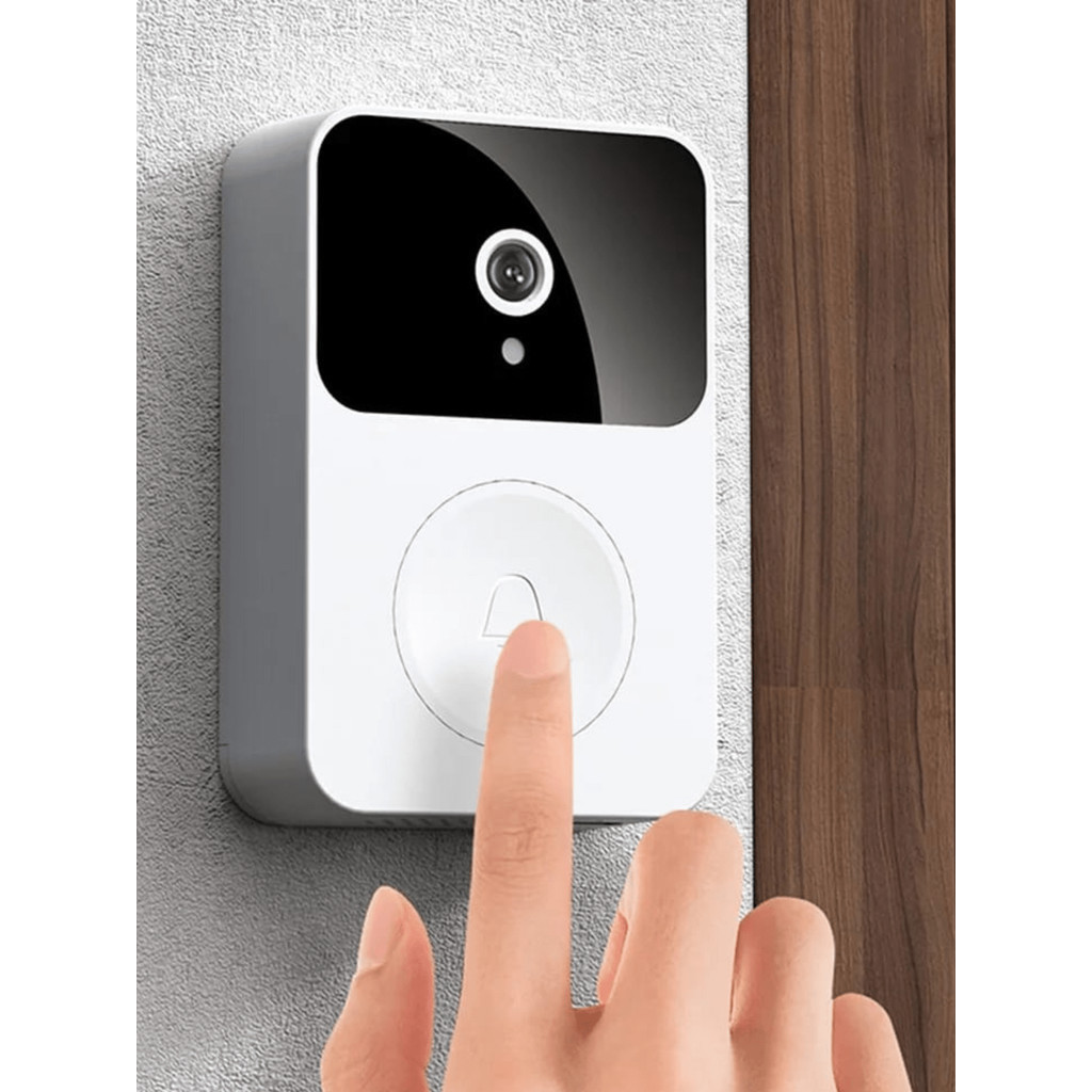 Campainha Com Câmera Vídeo Porta Sem Fio Wi-Fi HD Inteligente Smart ...
