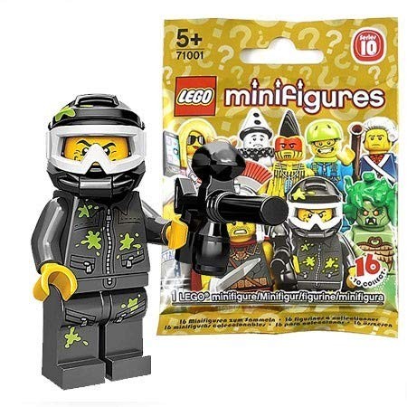 LEGO Minifigure Series 10 Paintball Player [71001-9] | Shopee Brasil