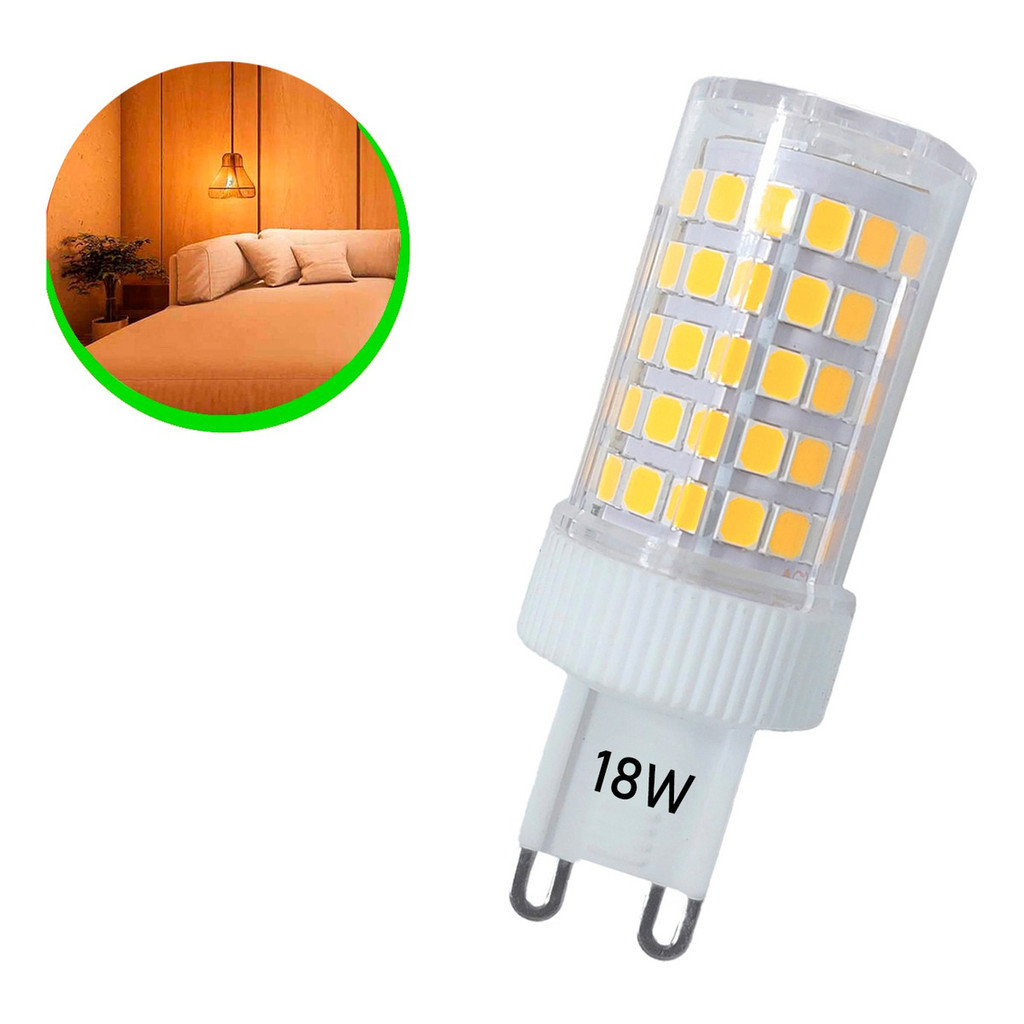 Lampada Led Halopim G9 18w Para Lustres Arandelas | Shopee Brasil