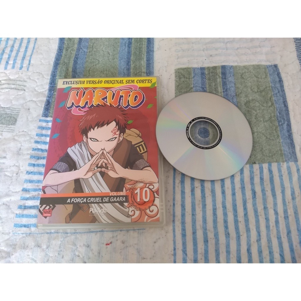 DVD NARUTO - VOLUME 10 - ORIGINAL | Shopee Brasil