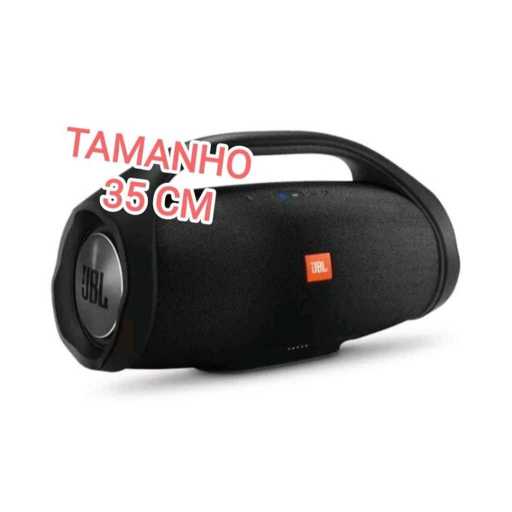 Caixa de Som Boombox Bluetooth Portátil Bombox 35cm Sem Fio Pen Drive SD Alto Falante | Shopee ...
