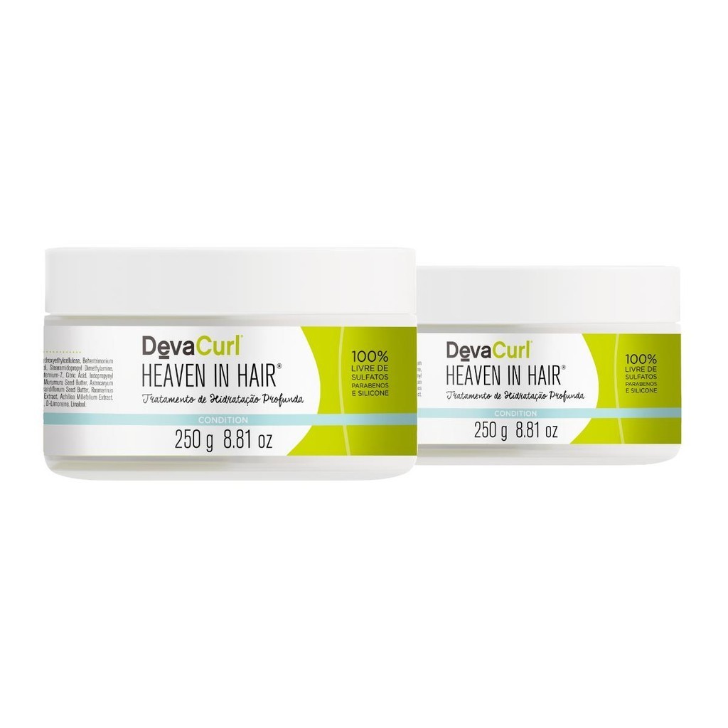Kit Deva Curl Duo Heaven In Hair Máscara Capilar 250G (2 produtos ...