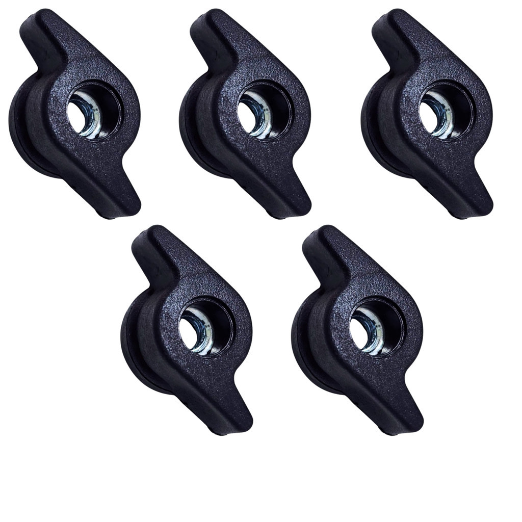 Manipulo Pequeno de 2 Hastes Fêmea com Porca 1/4" - Kit com 5 Unidades ...