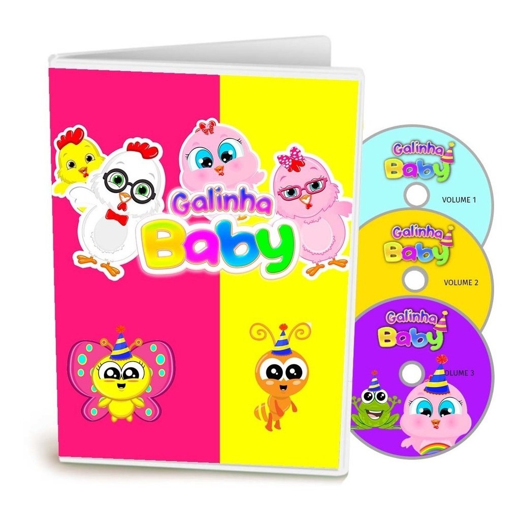 Galinha Baby - Musiquinhas Infantil 3 Dvd | Shopee Brasil