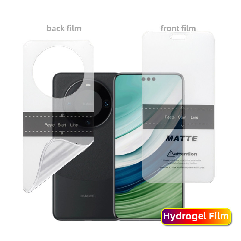 Filme Hidrogel Frontal/Traseiro Para Honor 100 Pro 90/Lite/Smart Magic5 Magic6 Magic 5 6 ...