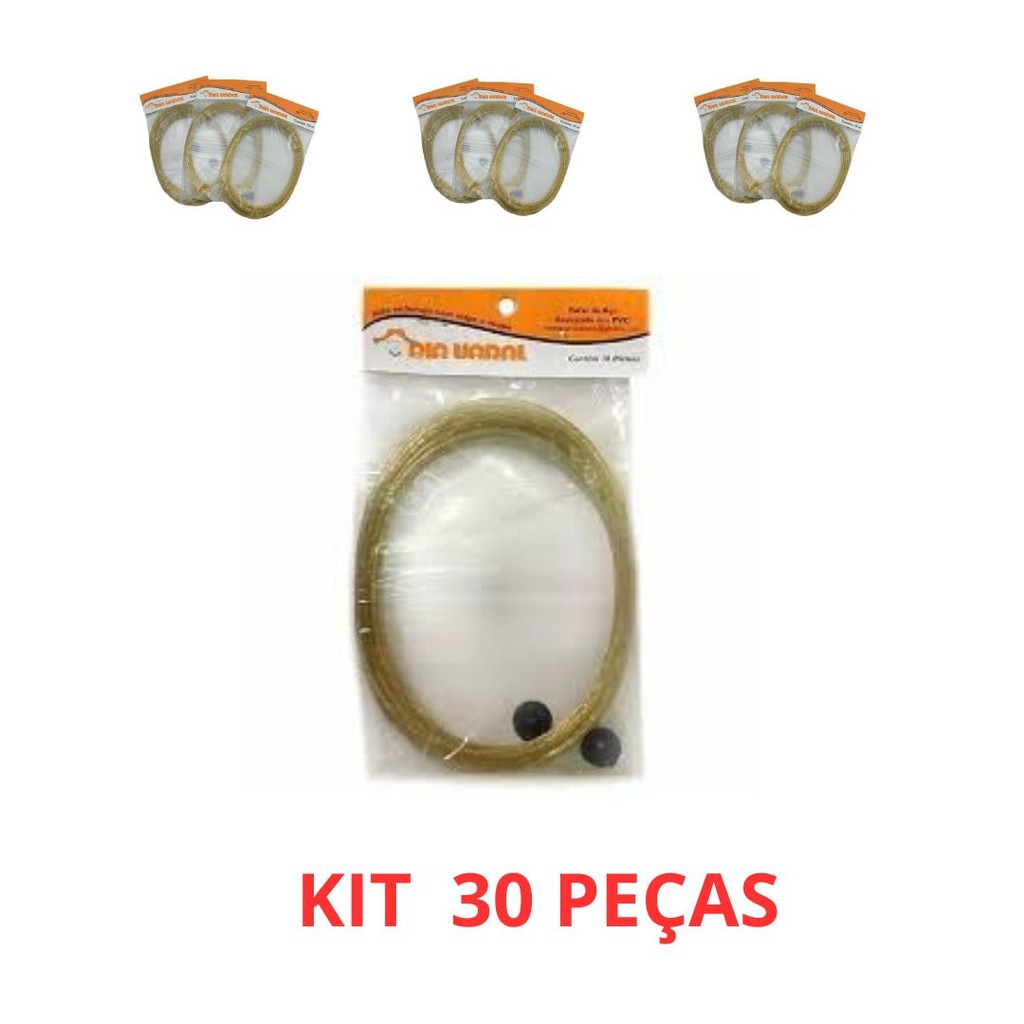 Kit 30 Varal De Roupa De Fio De Aço Reforçado Revestido Com Pvc 10 ...