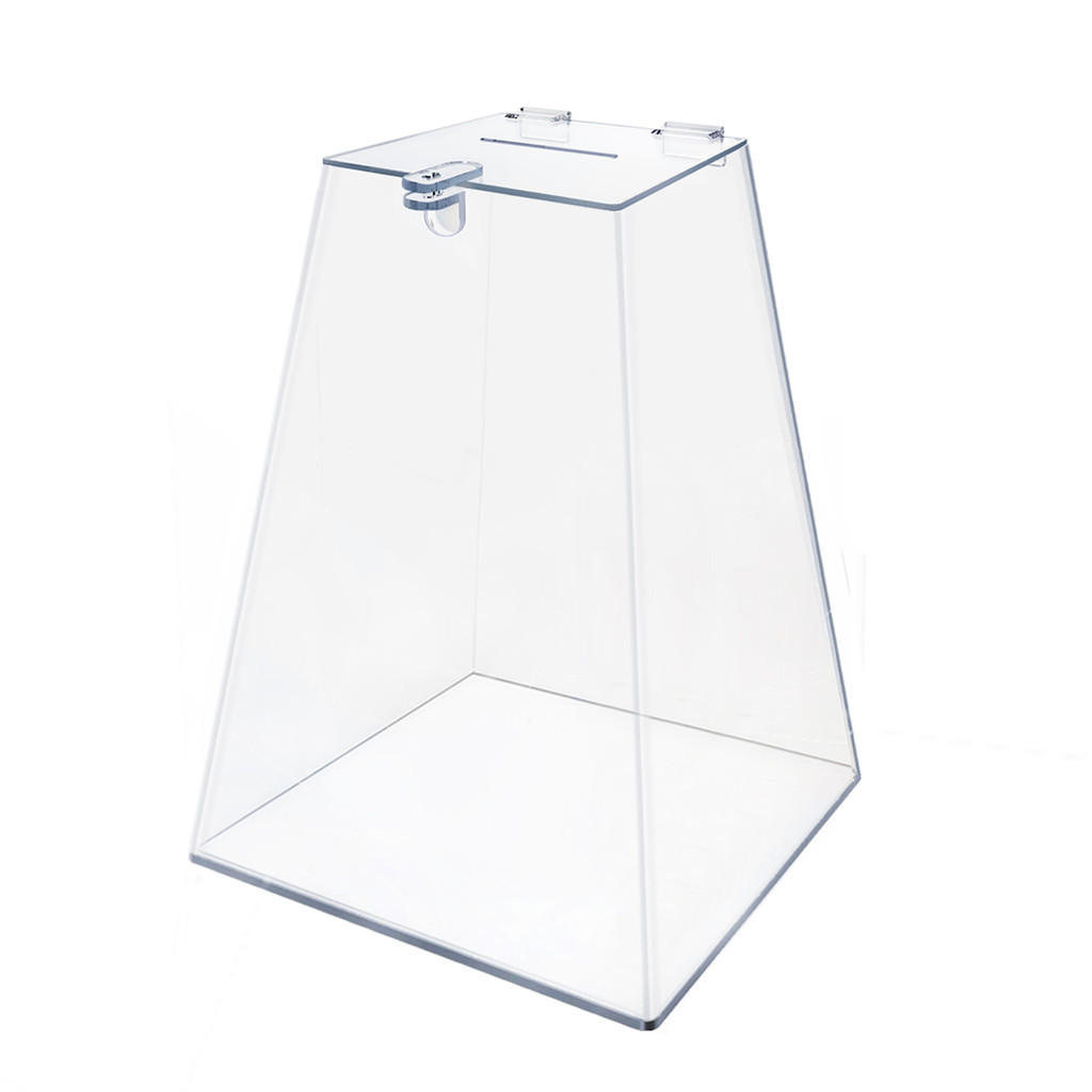 Urna Acrílico Transparente Piramide 30x20cm | Shopee Brasil