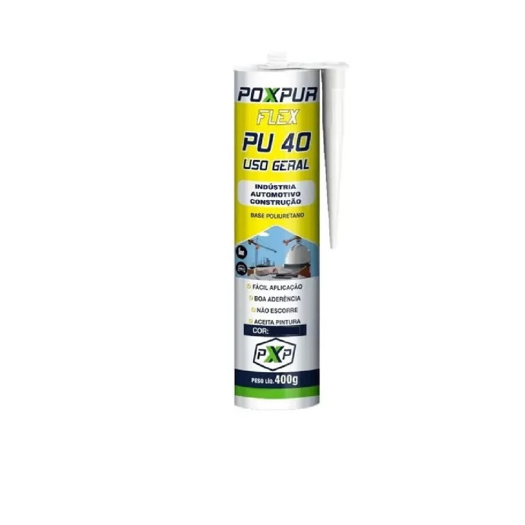 POXPUR FLEX PU 40 HT PROFISSIONAL (BRANCO 400G) | Shopee Brasil