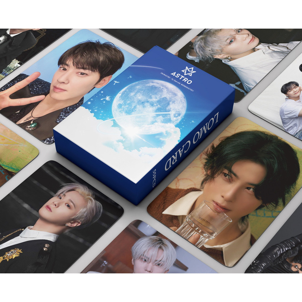 55pcs ASTRO Photocards Circles 8th Anniversary Lomo Cards JIN JIN MJ ...