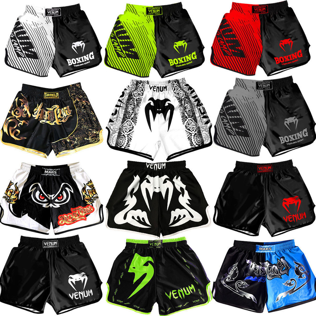 Venom Muay Thai Shorts luta MMA Thai Shorts esportes transmissão Sanda ...