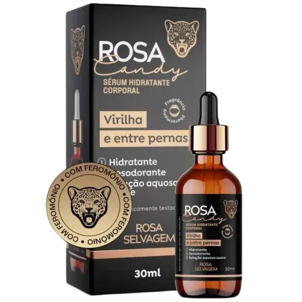 Sérum Hidratante Corporal Rosa Candy 30ml – Rosa Selvagem | Shopee Brasil