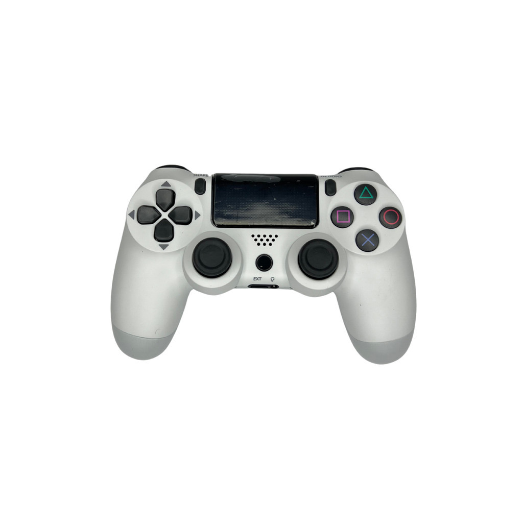 Controle Joystick Genérico Sem Fio Para Ps4 e Pc Branco | Shopee Brasil