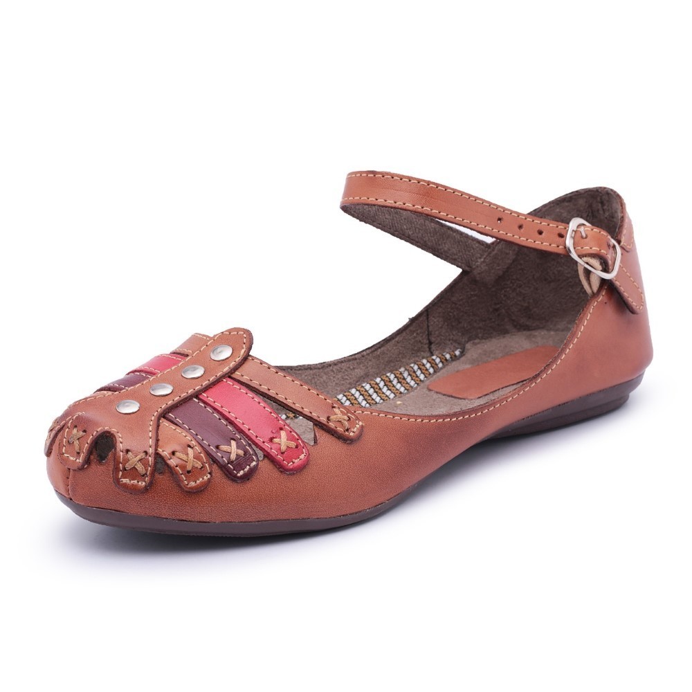 Sapatilha Jota Flex Feminina De Couro Confort JotaFlex | Shopee Brasil