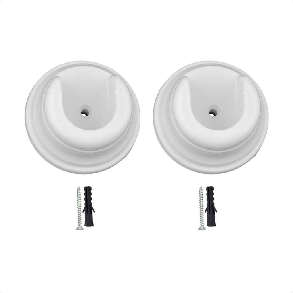 Roseta / Flange Para Varão de Cortina 19mm Em PVC Cores | Shopee Brasil