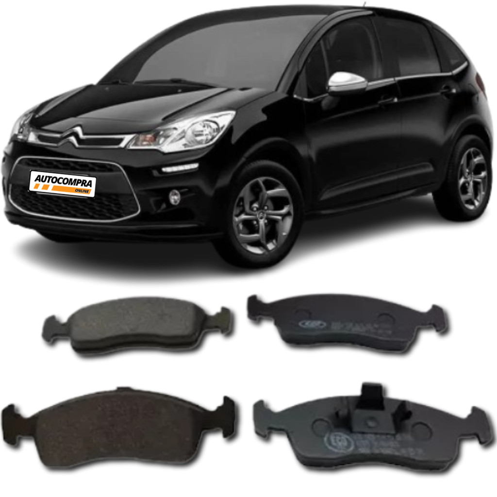 Pastilhas de Freios Dekko Dianteira Citroen C3 2012 a 2022 | Shopee Brasil