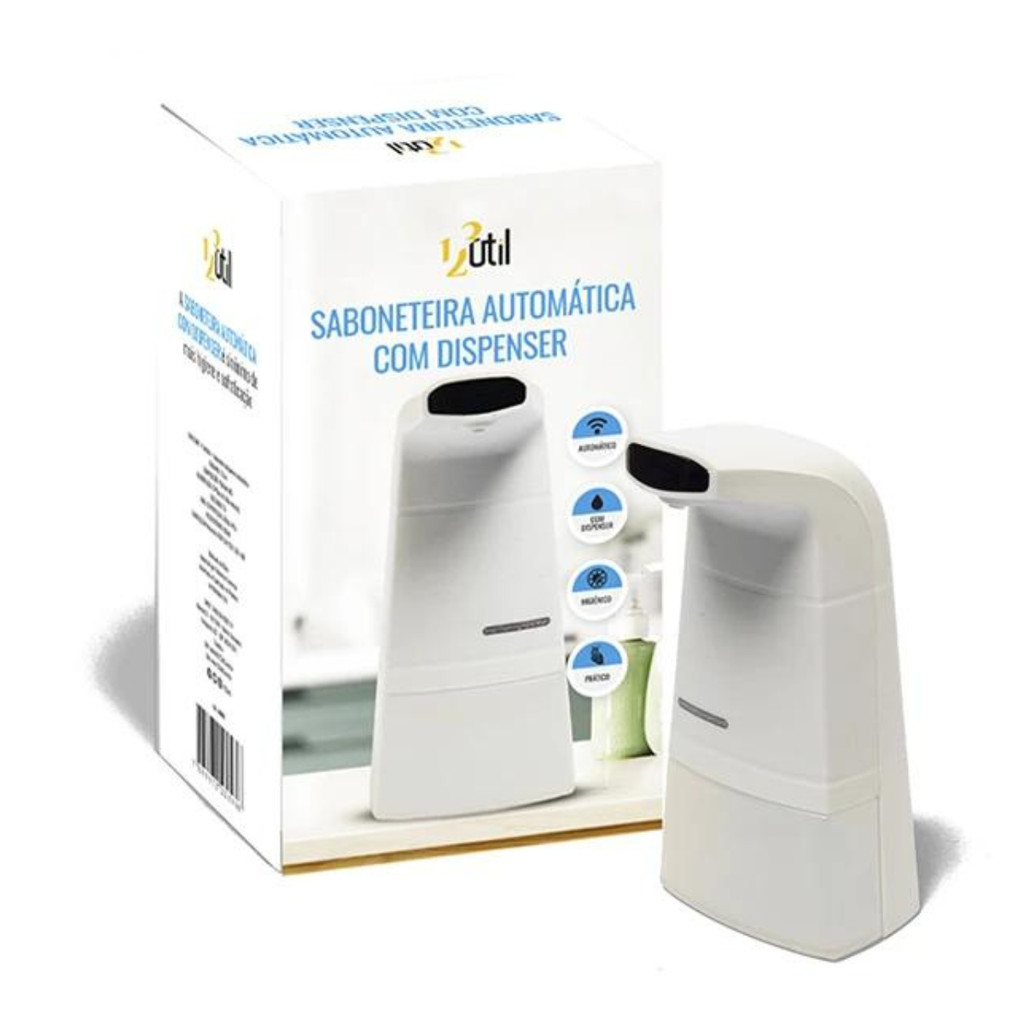 Saboneteira Automática Dispenser Para Sabonete Liquido Sensor ...