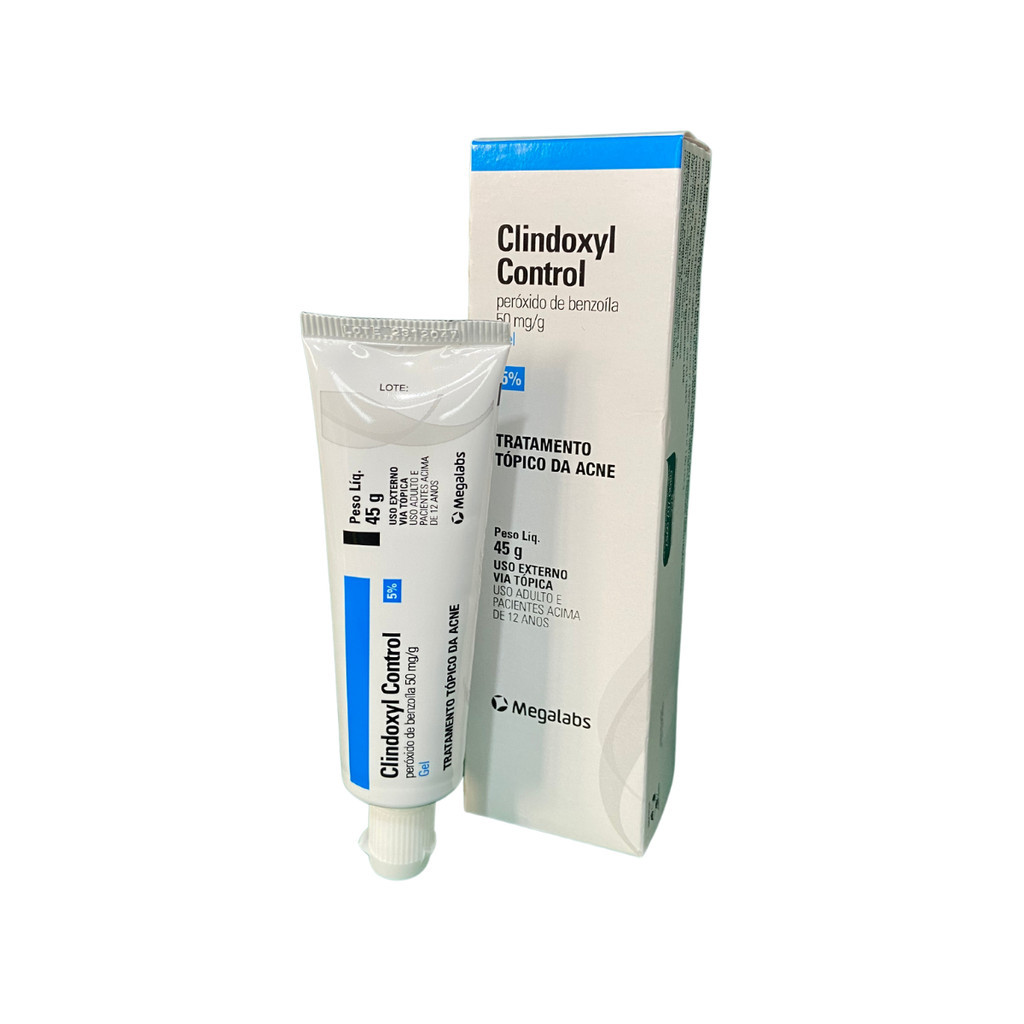 Clindoxyl Control 5% Gel Dermatológico Megalabs 45g | Shopee Brasil