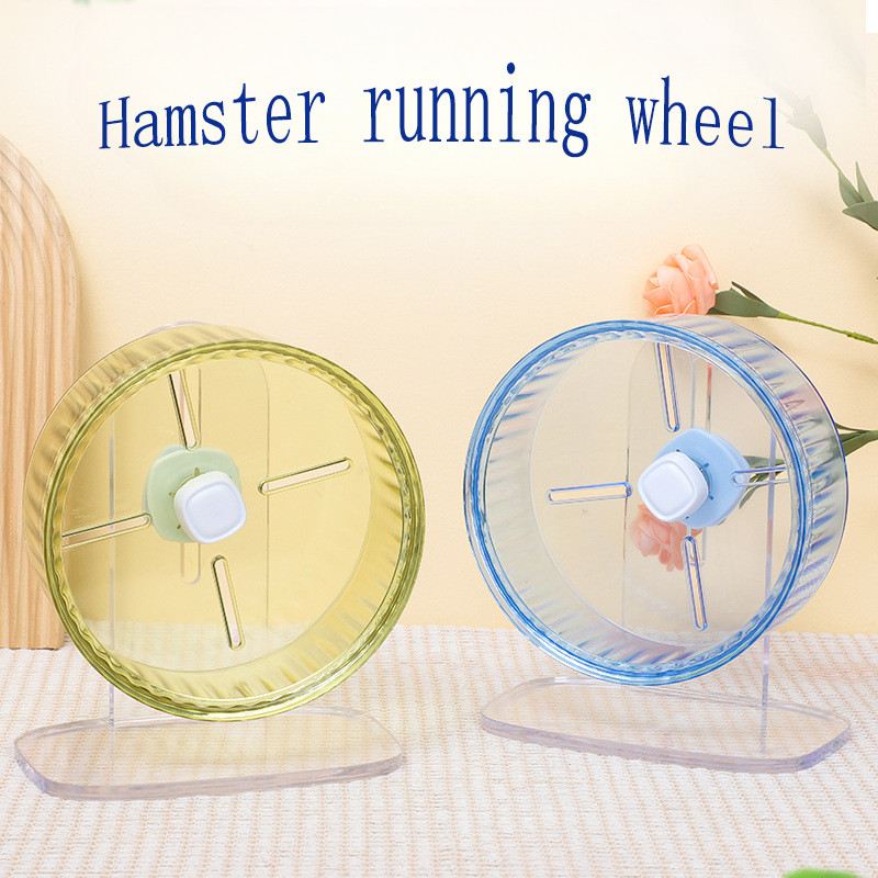 Hamster Roda De Corrida Silenciosa De Cristal De Rolo Silencioso ...