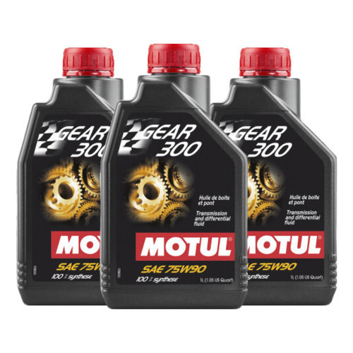 KIT MOTUL GEAR 300 75W-90 3 LITROS | Shopee Brasil