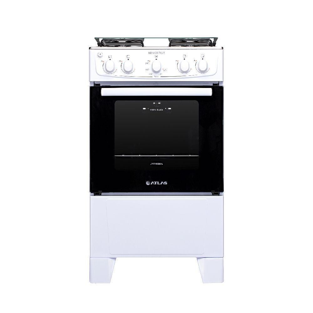 Fogão Atlas Mônaco Plus 4 Bocas Branco Bivolt 300000713 | Shopee Brasil