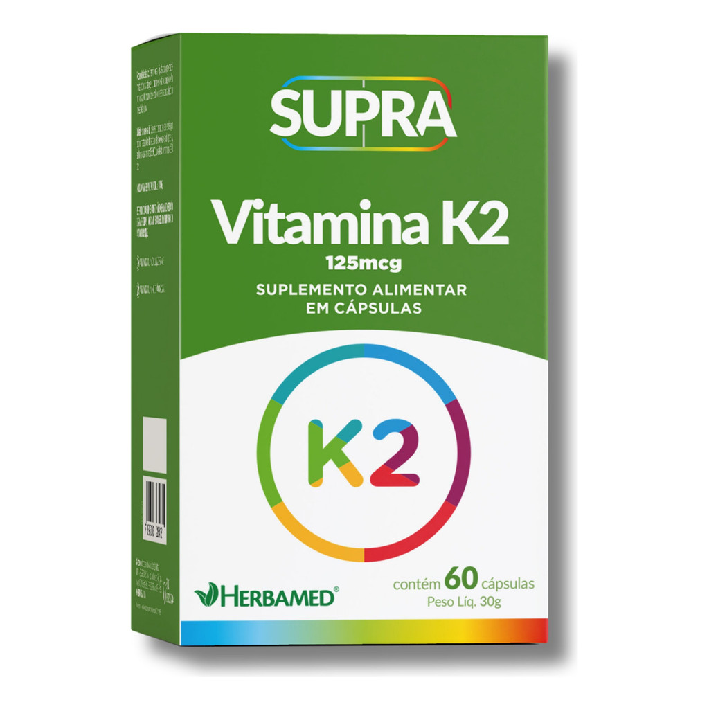 Supra Vitamina K2 60 Cápsulas - Herbamed | Shopee Brasil