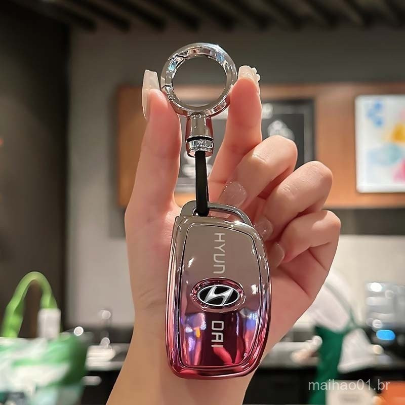 Capa de Chave Remota em TPU para Hyundai Accent Tucson Sonata Fe Creta ix25 ix35 ix45 i10 i20 ...