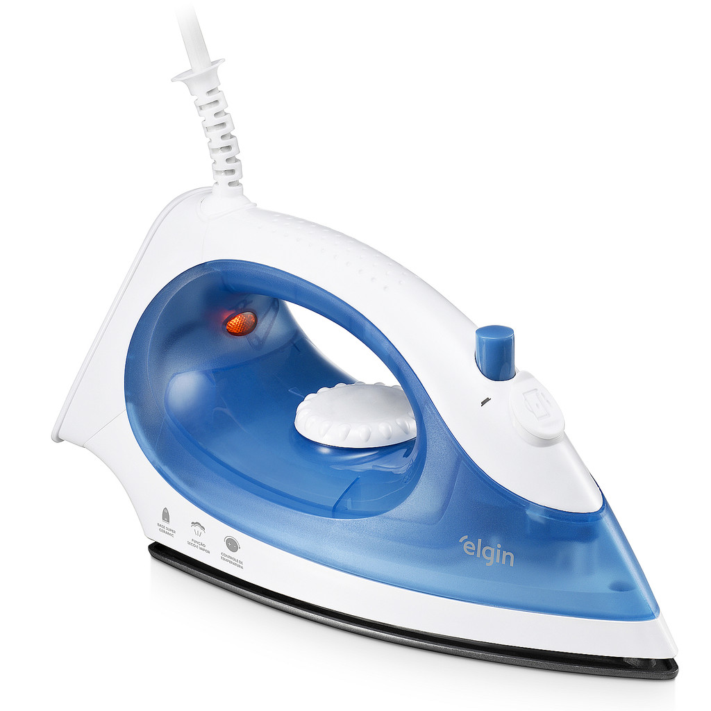 Ferro De Passar 2 em 1 A Vapor E Seco Iron Press Elgin Elétrico 1200W ...