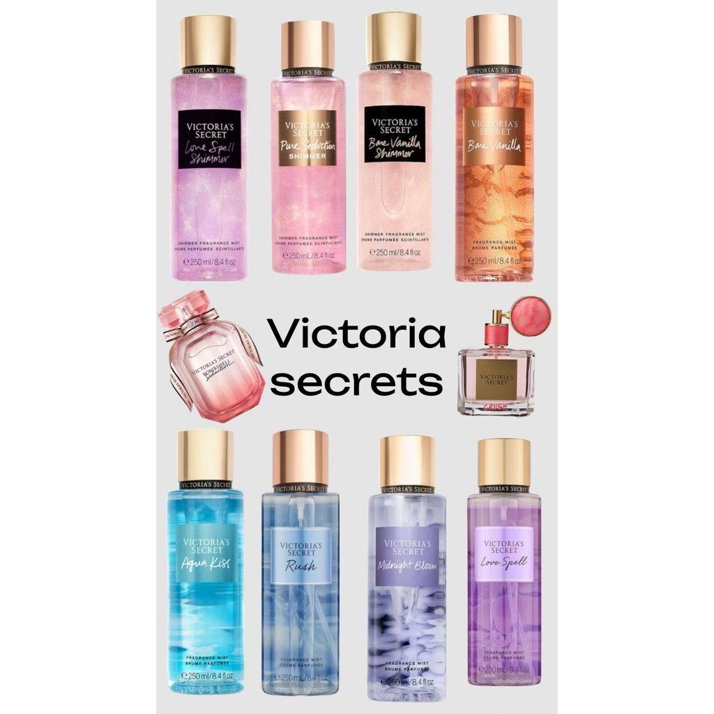 Victoria’s Secret Body Splash Fragrance Mist 250ml | Original | Shopee ...