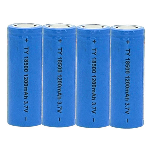 4 Baterias Recarregáveis Original 18500 K501 K502m 3.7v 1200mah ...