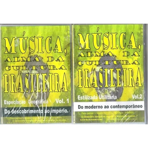 Música, alma da cultura brasileira volumes 1 e 2 editora | Shopee Brasil