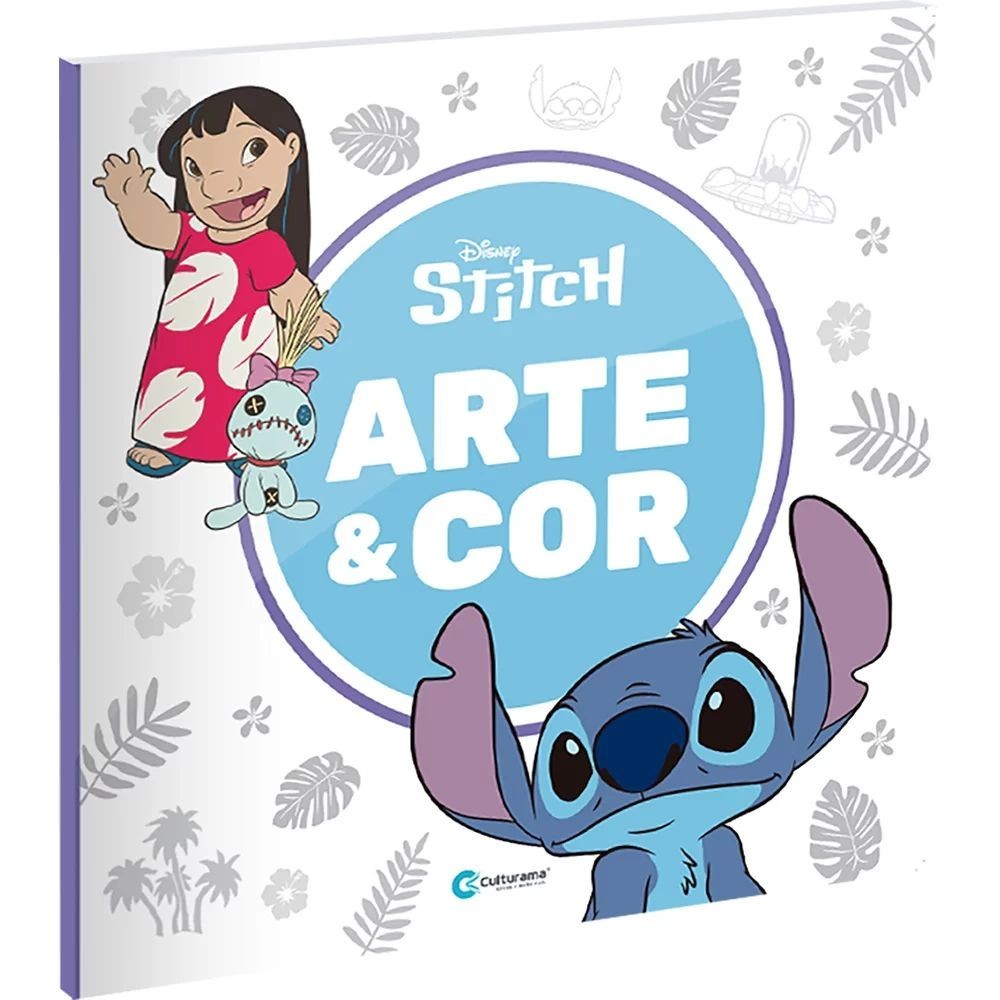 Livro de Colorir Infantil Arte e Cor Disney Stitch | CULTURAMA | Shopee ...