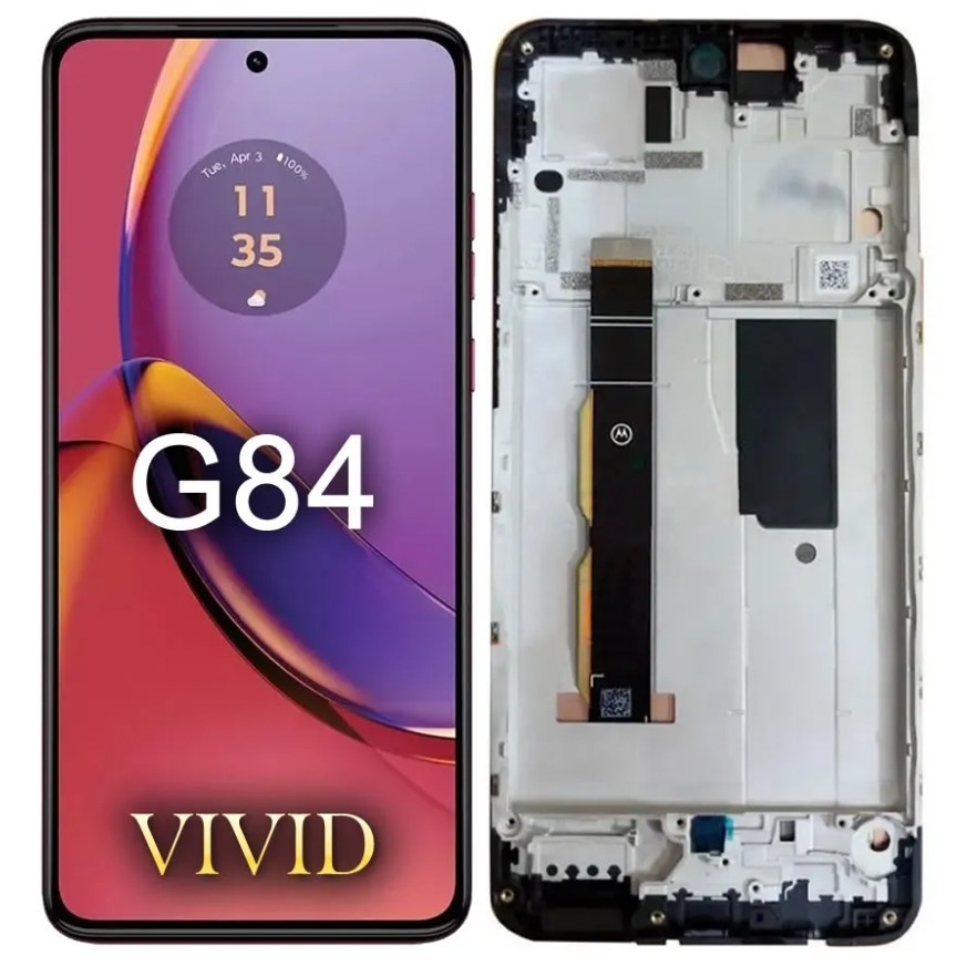 Frontal Tela Display Para Moto G84 5g Xt2347 AMOLED ORIGINAL 100% SEM ...