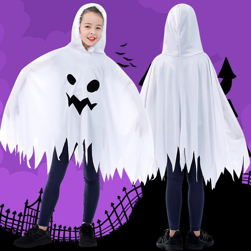 Traje De Halloween Cosplay Fantasma Luminoso Manto Performance Prank ...