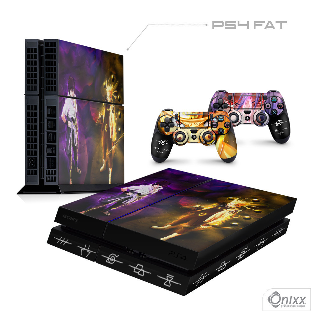 Skin PS4 FAT Adesiva Naruto e Sasuke | Shopee Brasil