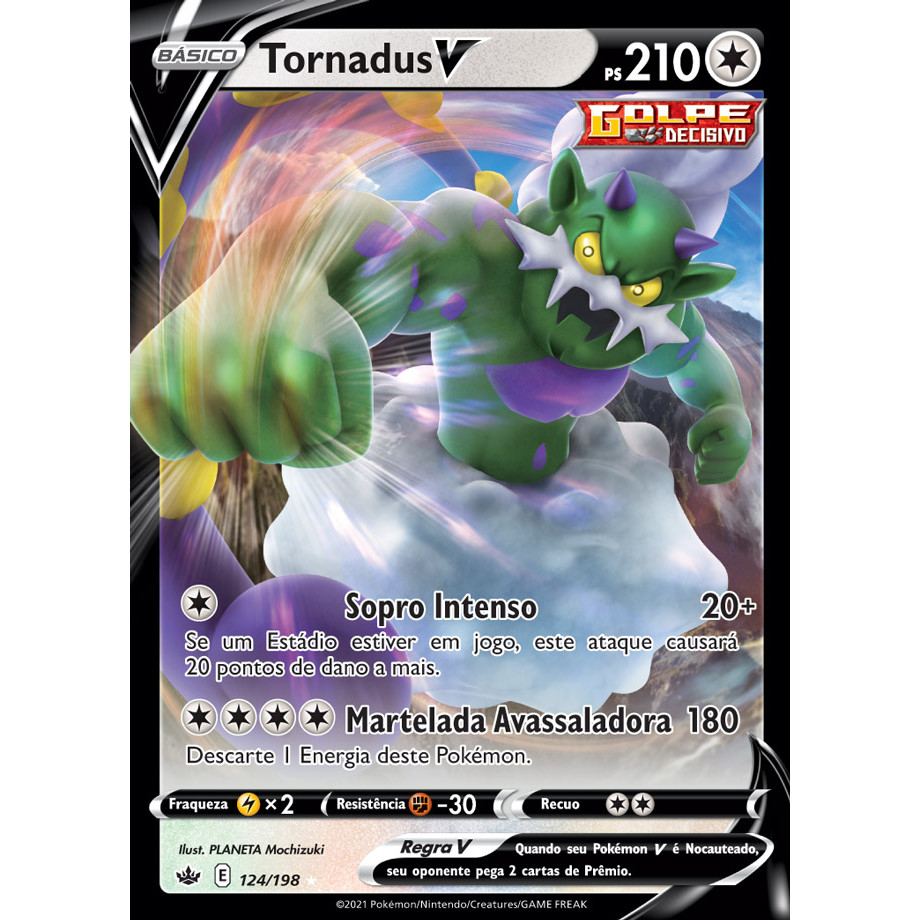 Tornadus-V (124/198) - Carta Avulsa Pokemon | Shopee Brasil