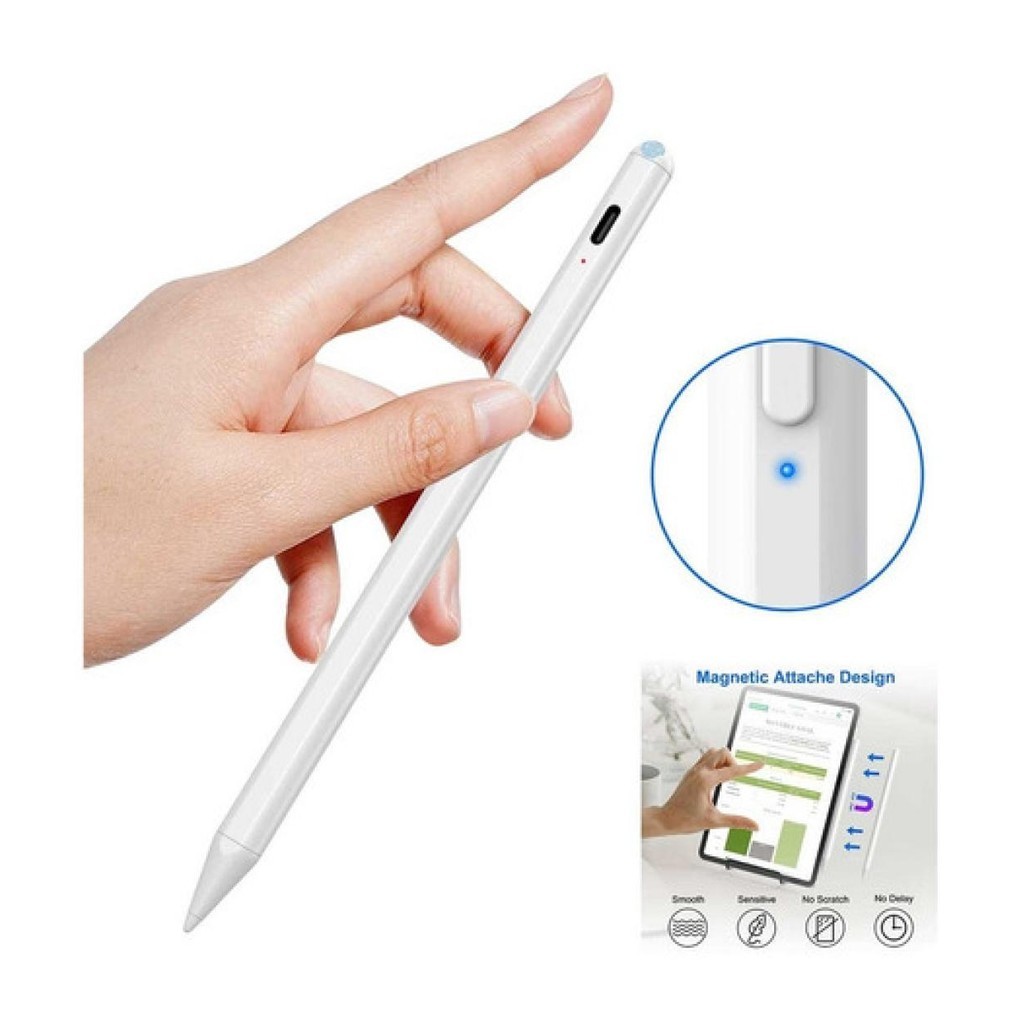 Caneta Touch Stylus Pen Capacitive iPad Pro E iPad | Shopee Brasil