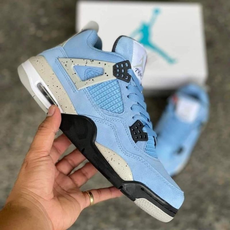 AIR JORDAN 4 AZUL UNIVERSITÁRIO (MAIS ALTA QUALIDADE) | Shopee Brasil