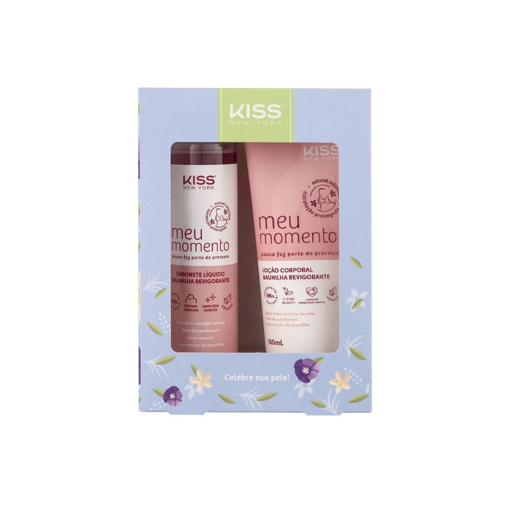 Kiss Kit Sabonete Liquido + Locão Hidratante Baunilha | Shopee Brasil