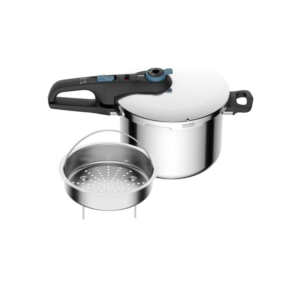 Panela De Pressão Rochedo Inox Trendy 6 litros Fechamento Externo Com ...
