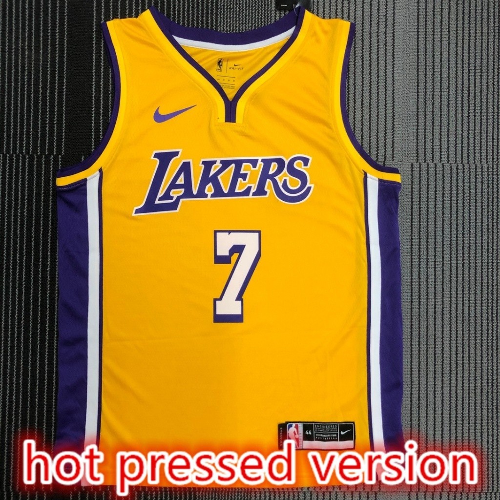 Camisa nba Versão Prensada A Quente Los Angeles Lakers # 7 Camiseta Anthony Basquetebol | Shopee ...