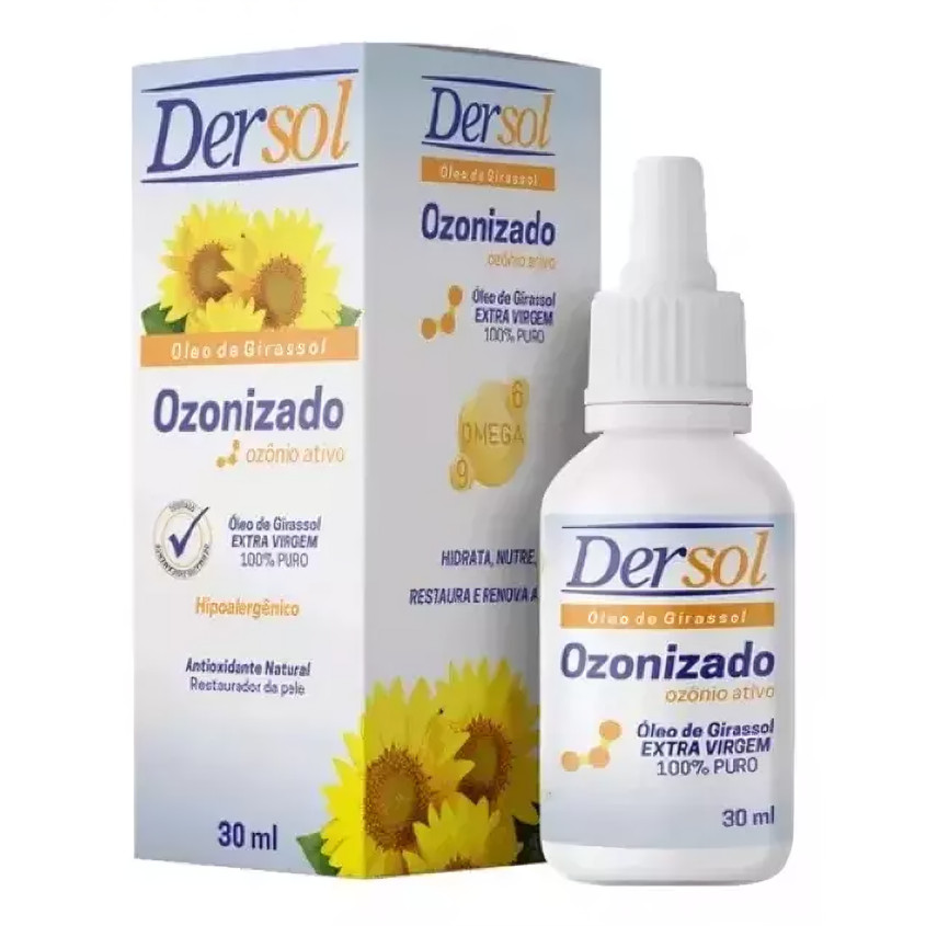 01 UNIDADE Dersol Óleo de Girassol Ozonizado Ozônio ativo Bellaphytus ...