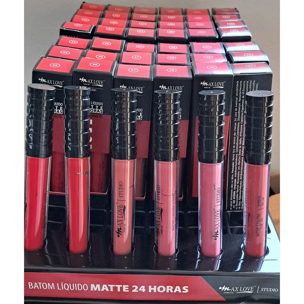 Batom Líquido 24h Matte Max Love 4ml | Shopee Brasil