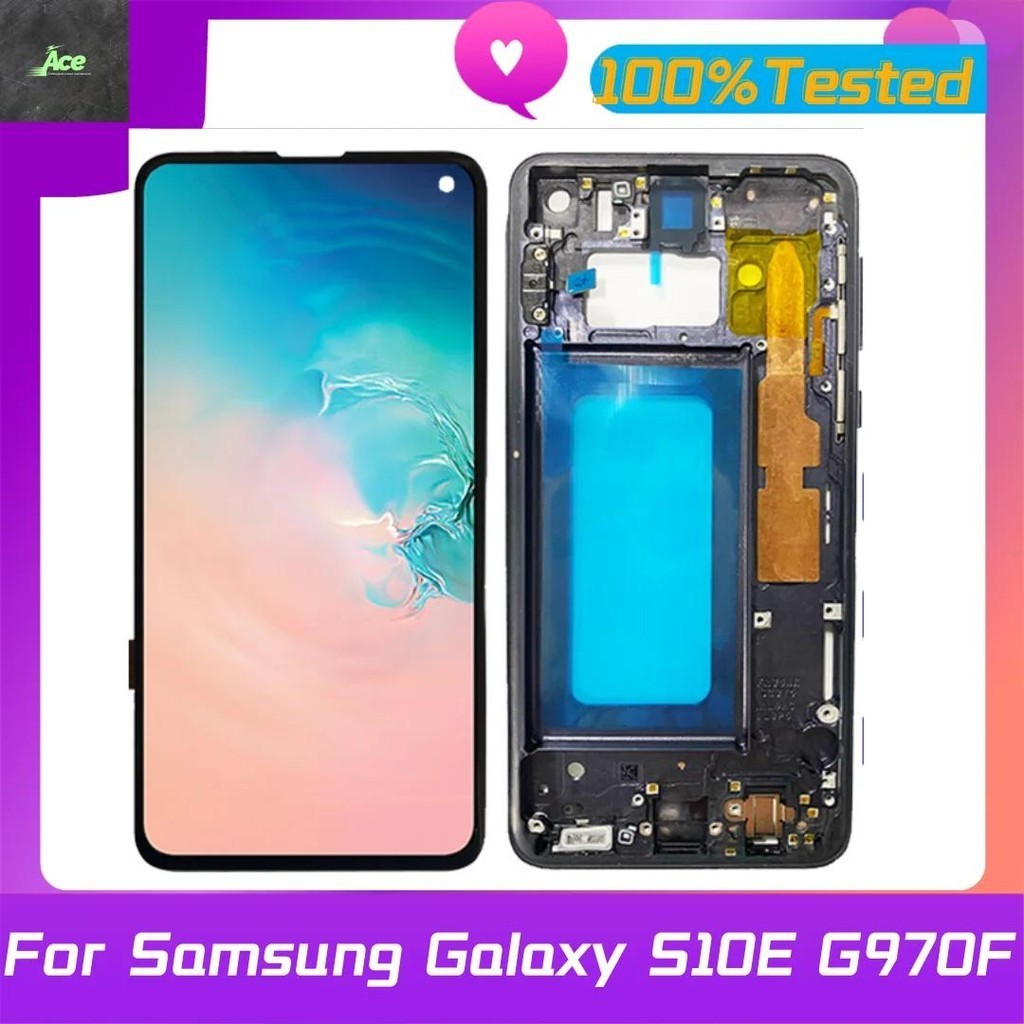 Visor TFT Frontal S10e Para Samsung Galaxy S10e G970 G970F/DS G970U SM-G9700 Digitalizador LCD ...