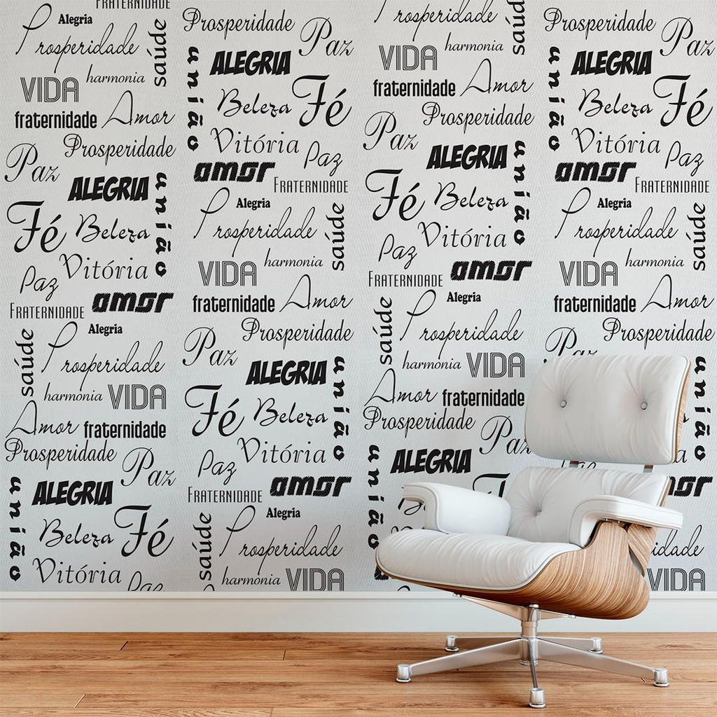 Papel De Parede Frases Motivacionais 3 M Adesivo 3d Lavável | Shopee Brasil