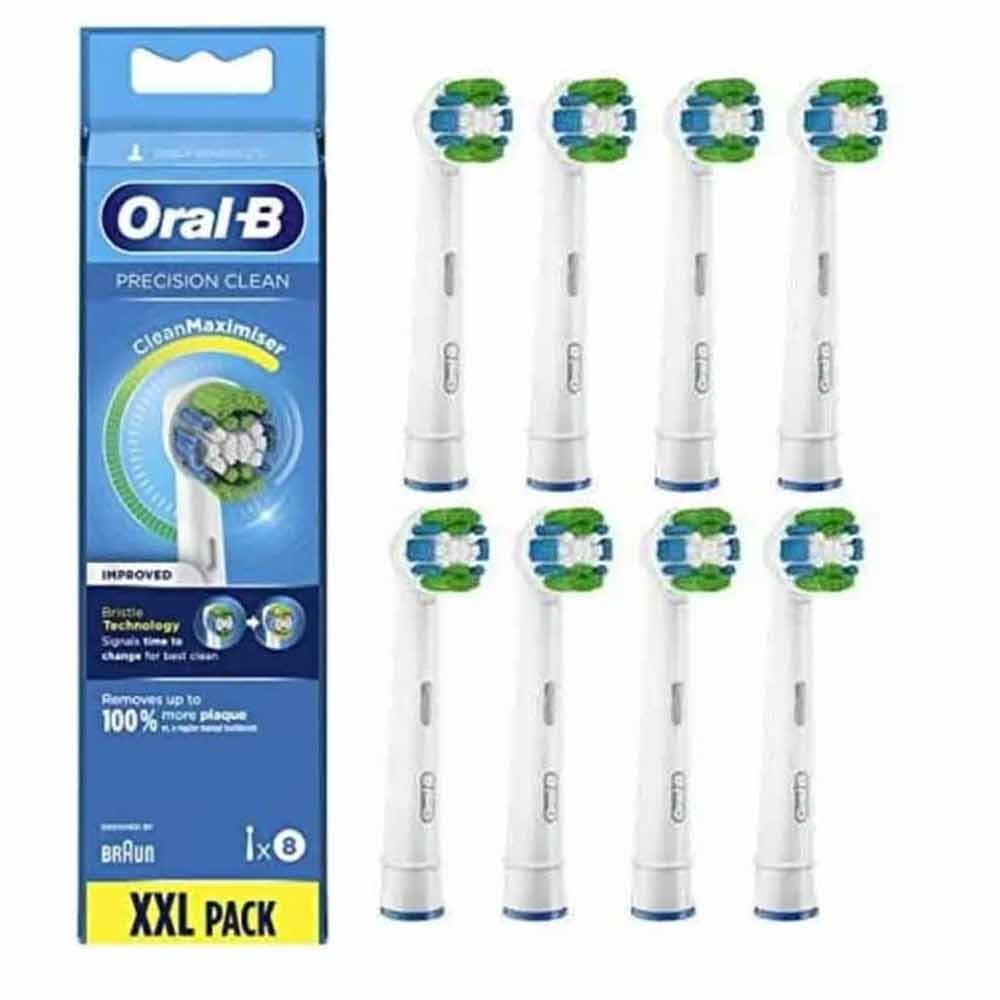 Oral-B Precision Clean Electric Toothbrush Heads Clean Maximiser ...