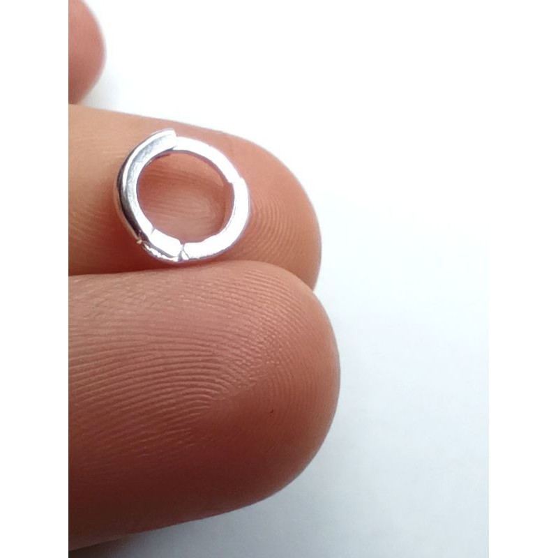 Piercing Click argola Lisa Helix Prata 925 - 7 mm | Shopee Brasil